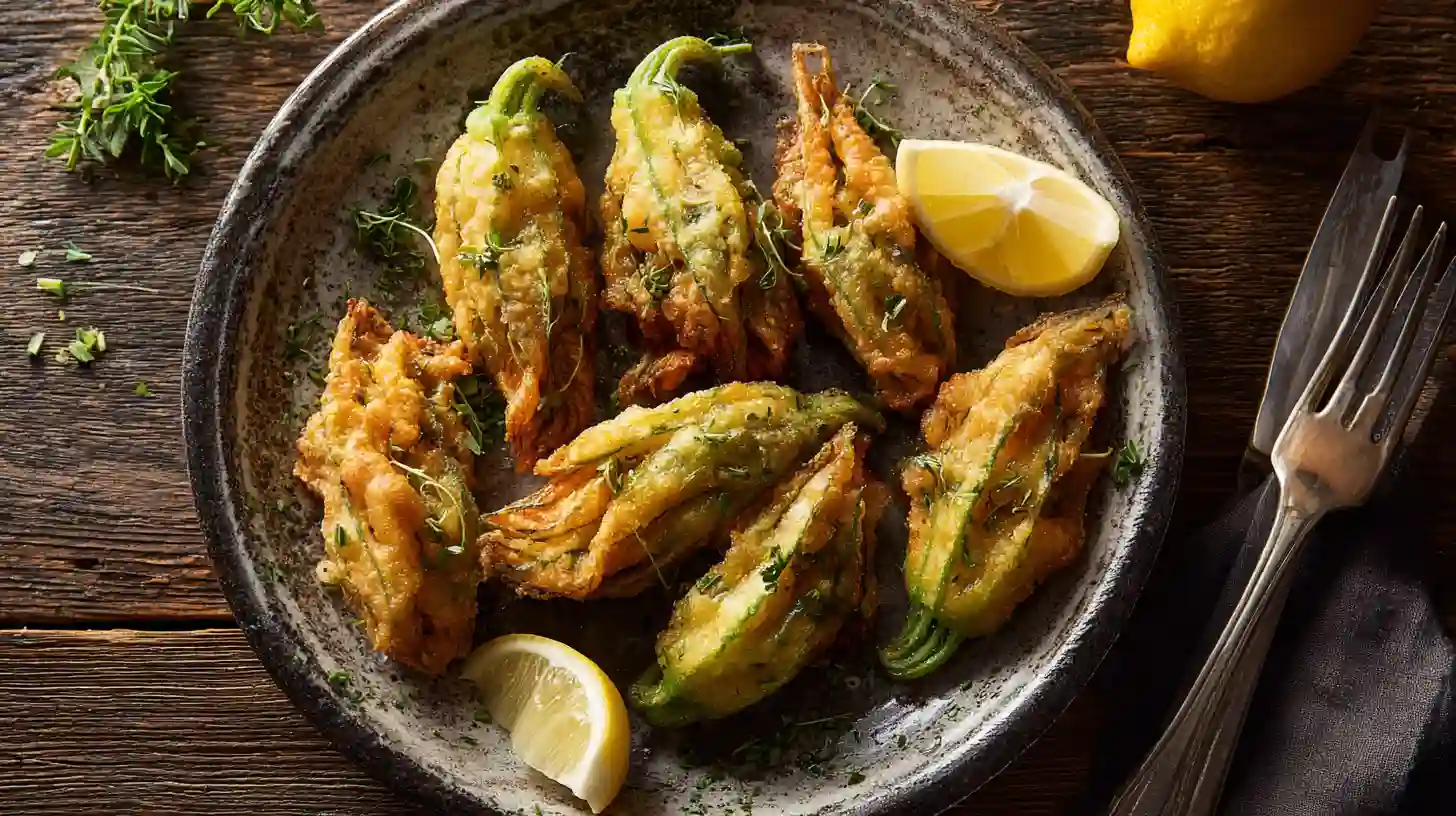 Flower of Zucchini: Light, Crispy, and Ready in 15 Minutes